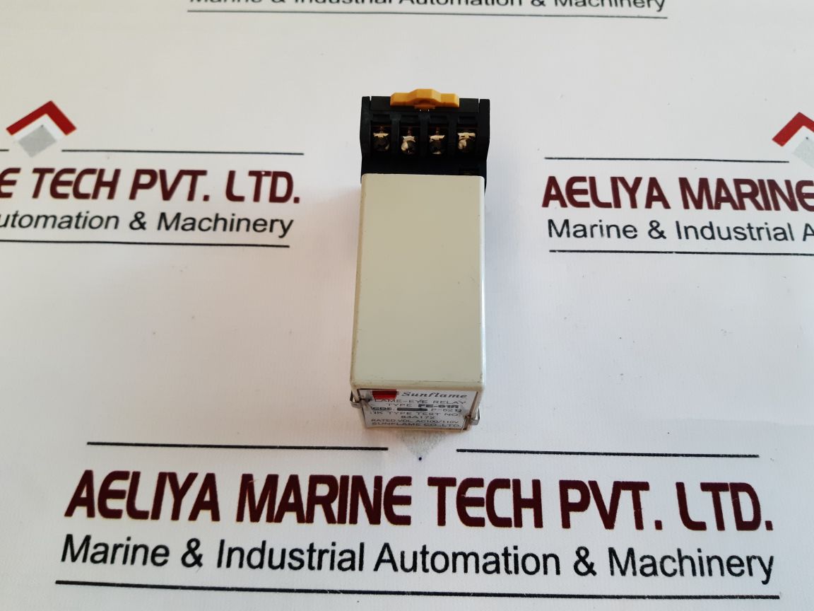 Sunflame Fe-61R Flame-eye Relay With Base – Aeliya Marine Tech