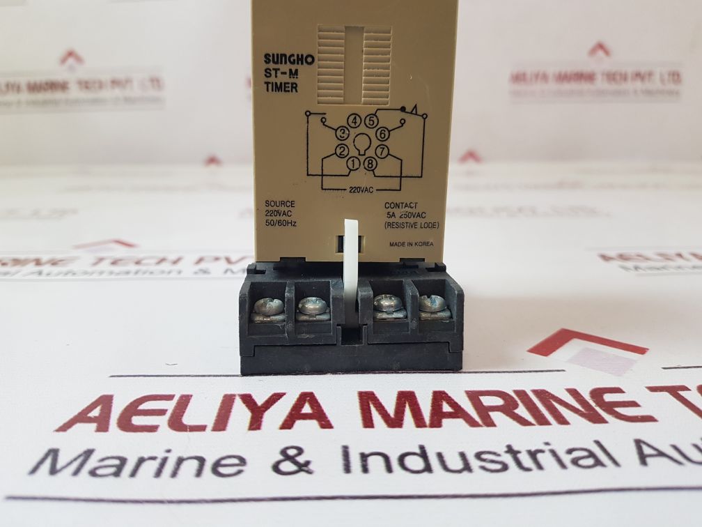 Sungho St-m Timer With Base 220Vac 50/60Hz – Aeliya Marine Tech
