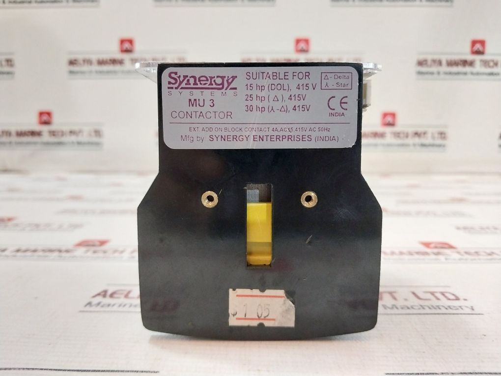 Synergy Mu 3 Power Contactor 415V 4A – Aeliya Marine Tech®