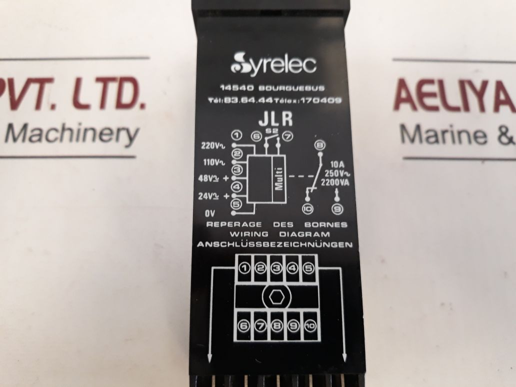 Syrelec Jlr Counting Timing Programmator Control – Aeliya Marine Tech