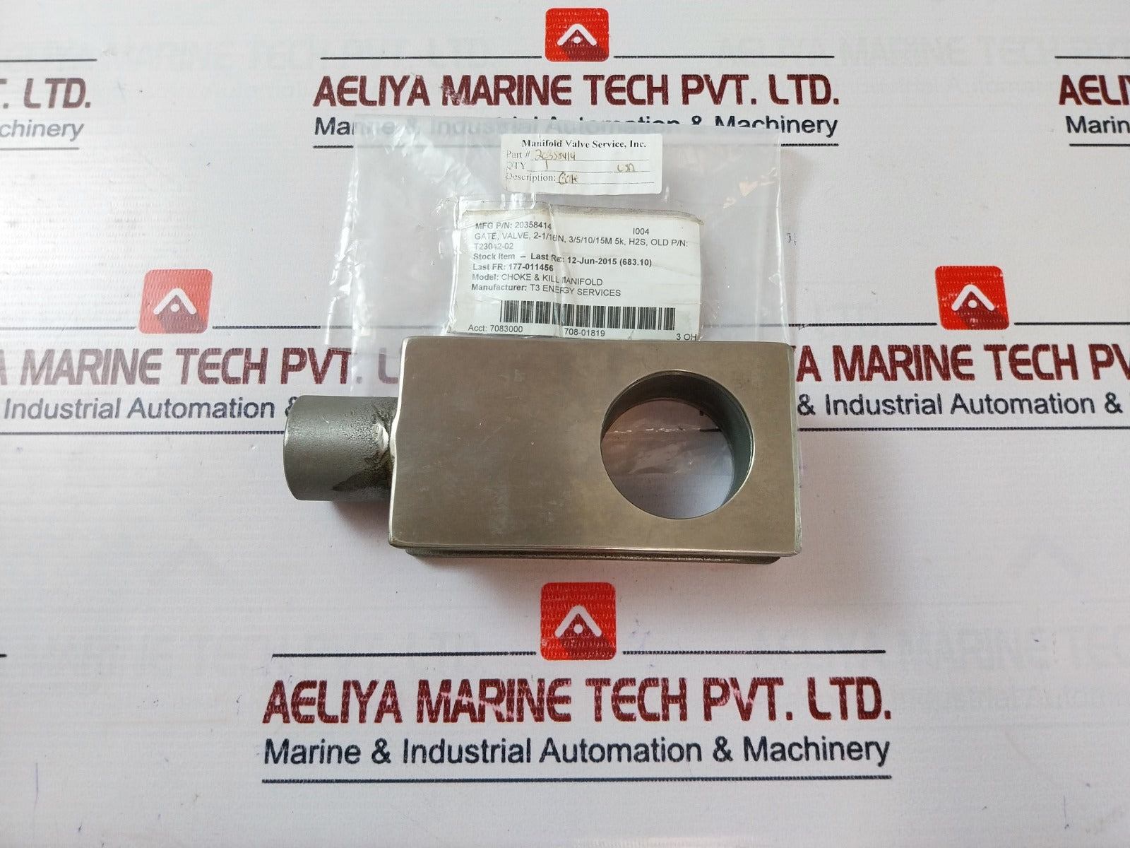 T3 Energy 20358414 Gate Valve T23042-02 – Aeliya Marine Tech