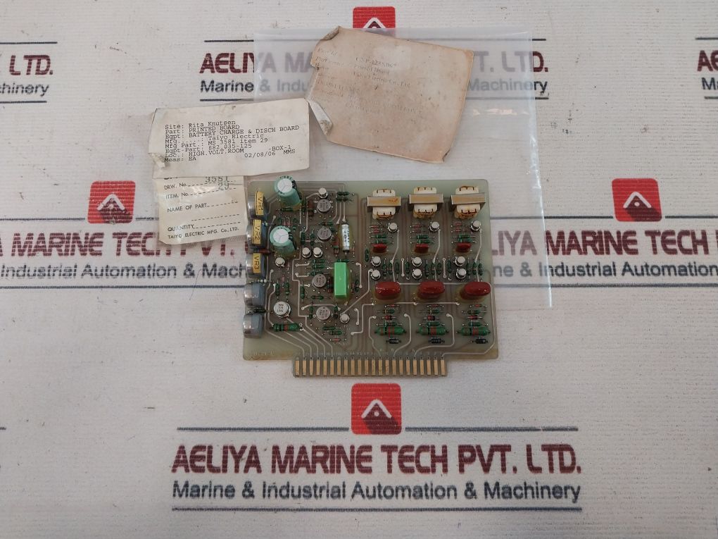 Taiyo Electric Co-21-c Printed Circuit Board – Aeliya Marine Tech®