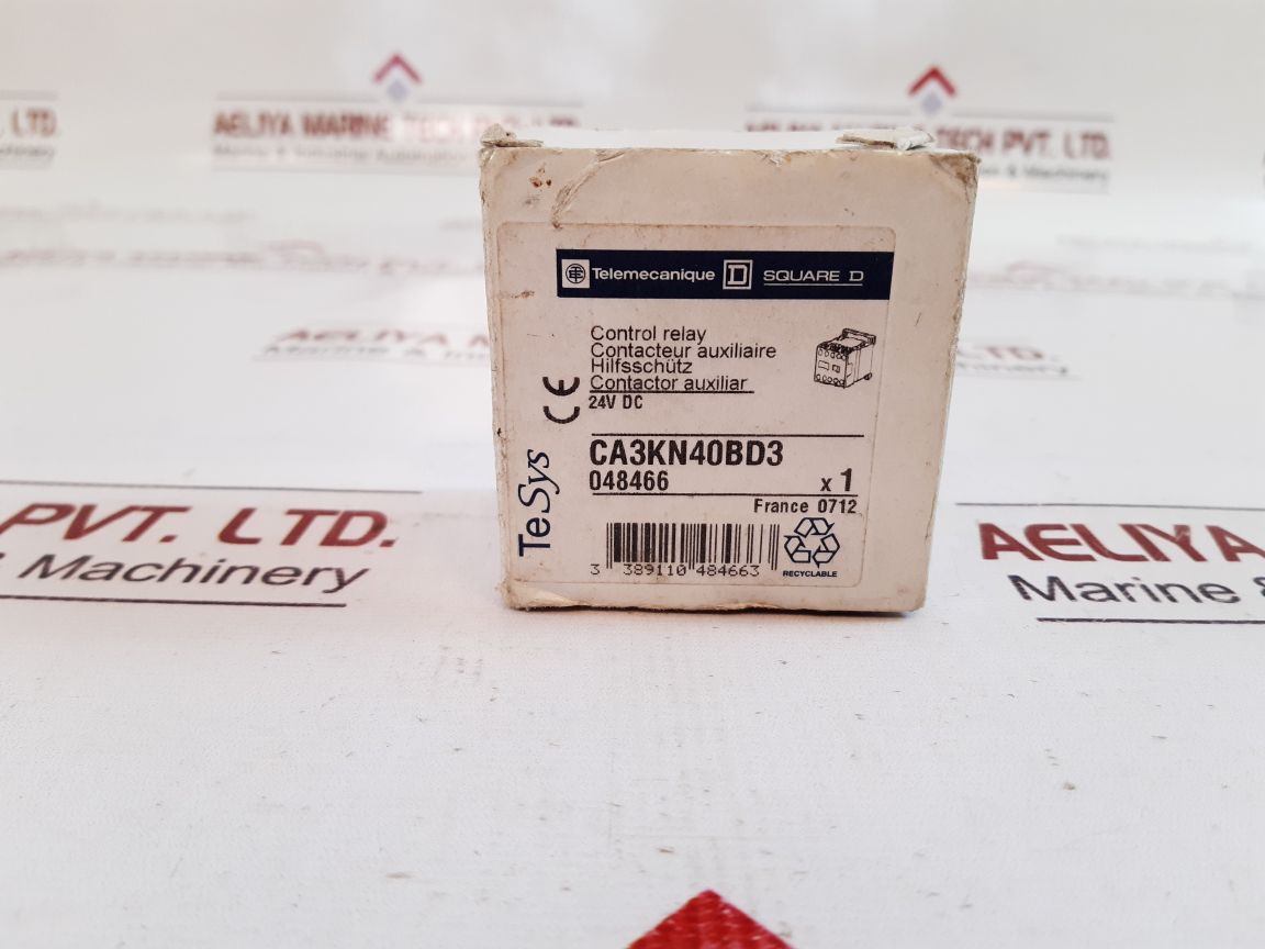 Telemecanique ca3kn40bd3 control relay with box – Aeliya Marine Tech