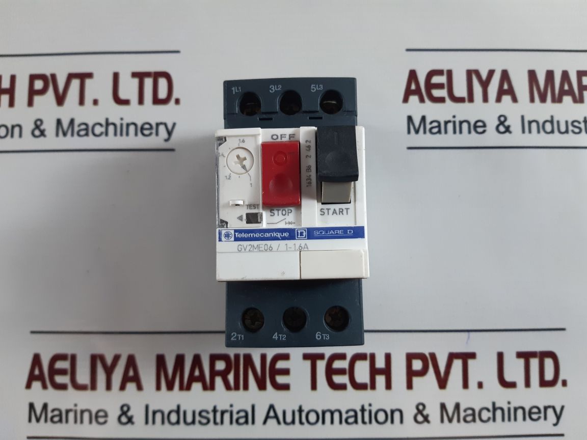 Telemecanique/Schneider Electric Gv2Me06/1-1.6A Circuit Breaker ...