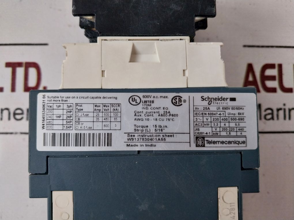 Telemecanique La1 Dn22 Contactor – Aeliya Marine Tech