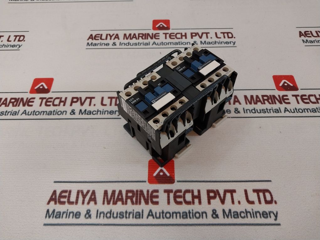 Telemecanique Lc1 D09 01 3-pole Reversing Contactor 24V 50/60Hz ...