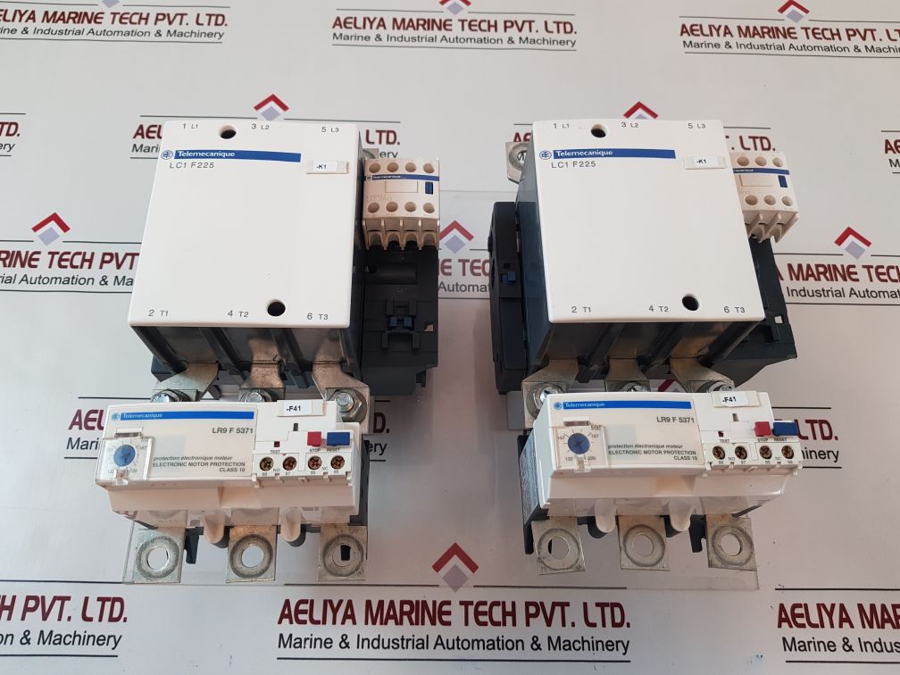 Telemecanique Lc1 F225 Contactor With Lr9 F 5371 Overload Relay ...