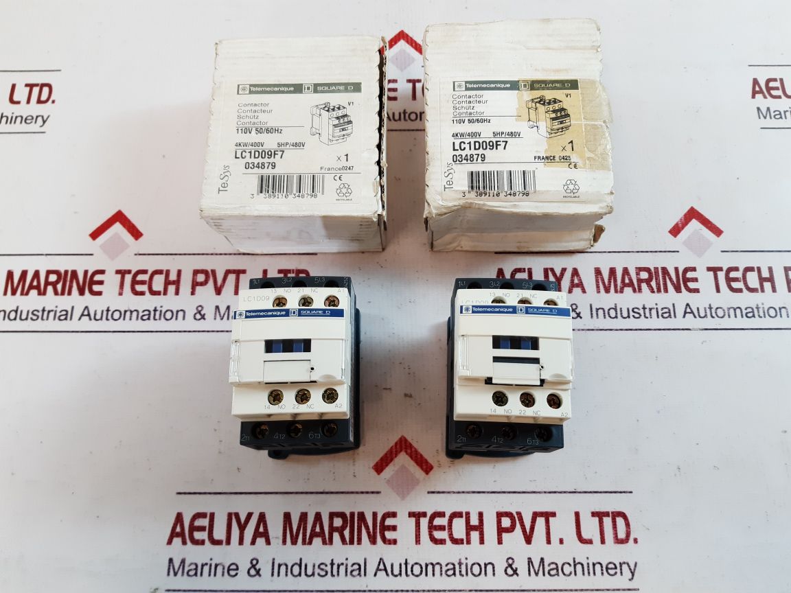 Telemecanique lc1d09f7 contactor 110v 50/60hz – Aeliya Marine Tech