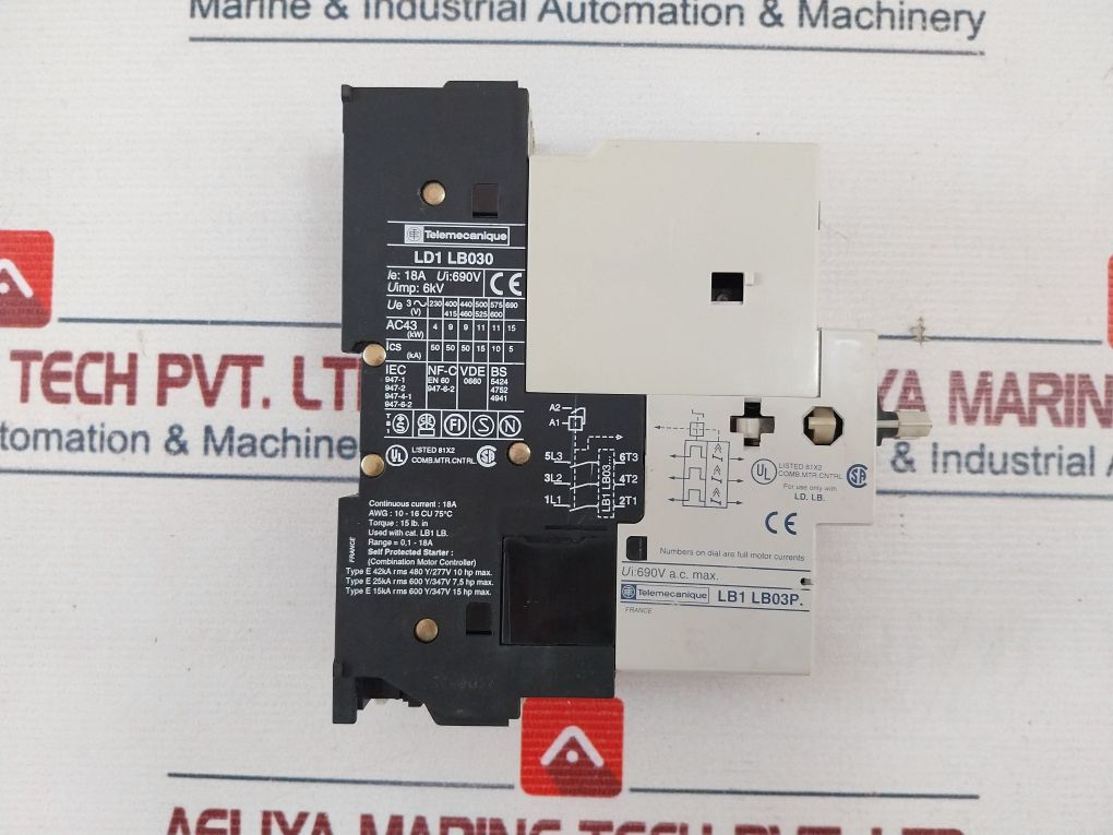 Telemecanique Ld1 Lb030 Motor Starter 230V 50/60Hz – Aeliya Marine Tech