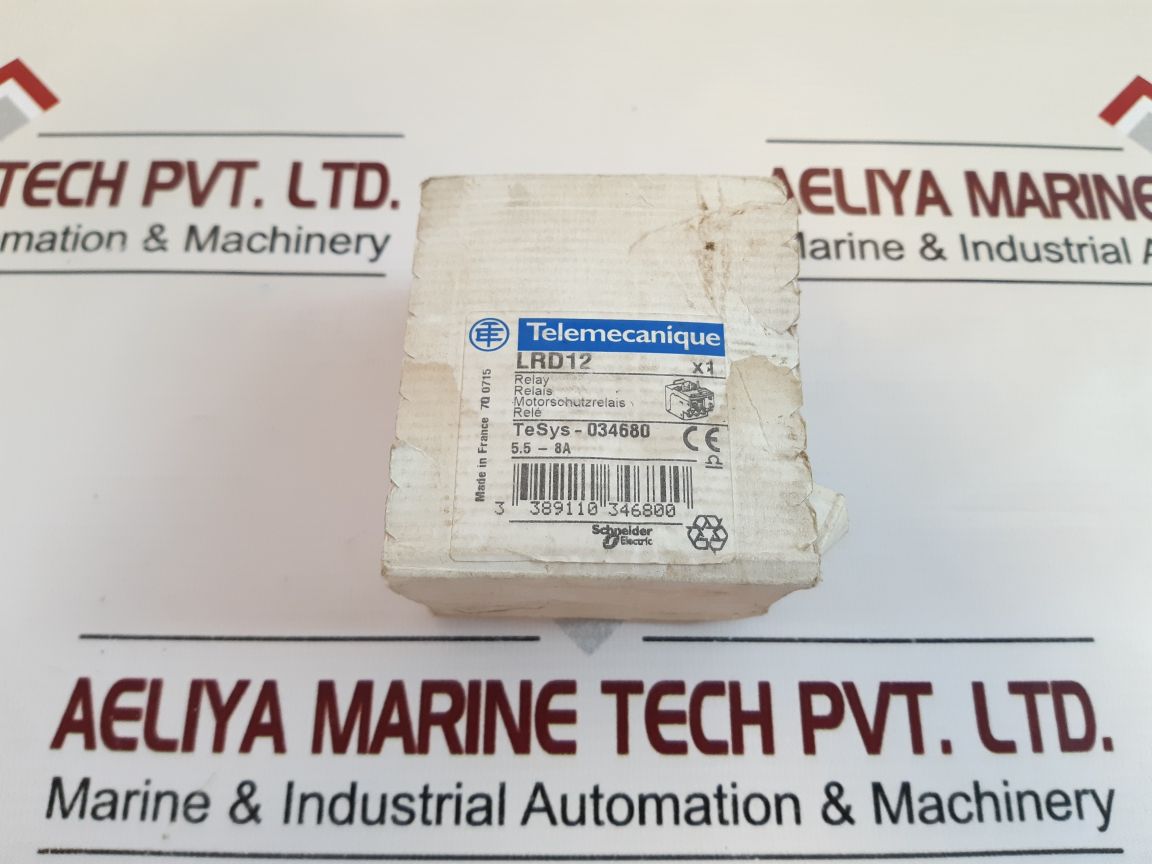 Telemecanique Lrd 12 Thermal Overload Relay – Aeliya Marine Tech
