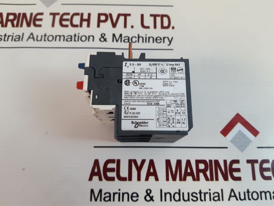 Telemecanique Lrd 12 Thermal Overload Relay – Aeliya Marine Tech