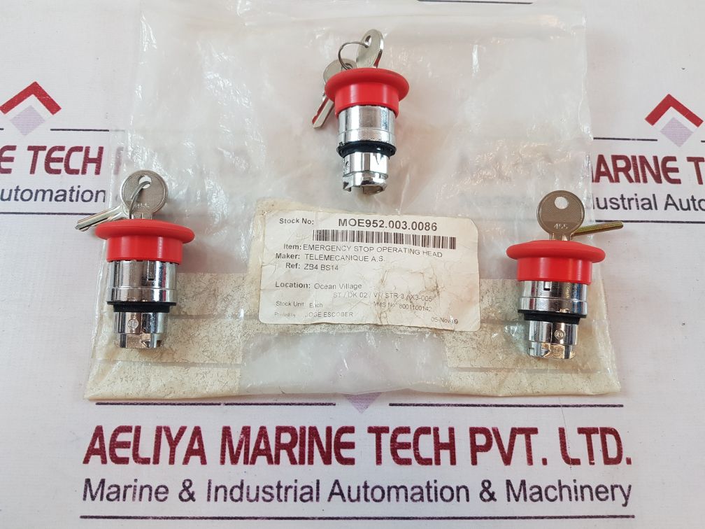 Telemecanique Zb4 Bs14 Push Button – Aeliya Marine Tech®