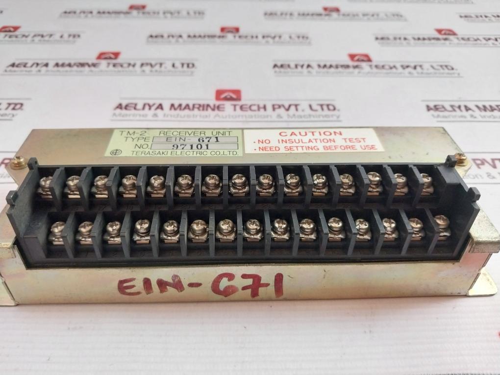 Terasaki Ein-671 Tm-2 Receiver Unit 97101 – Aeliya Marine Tech