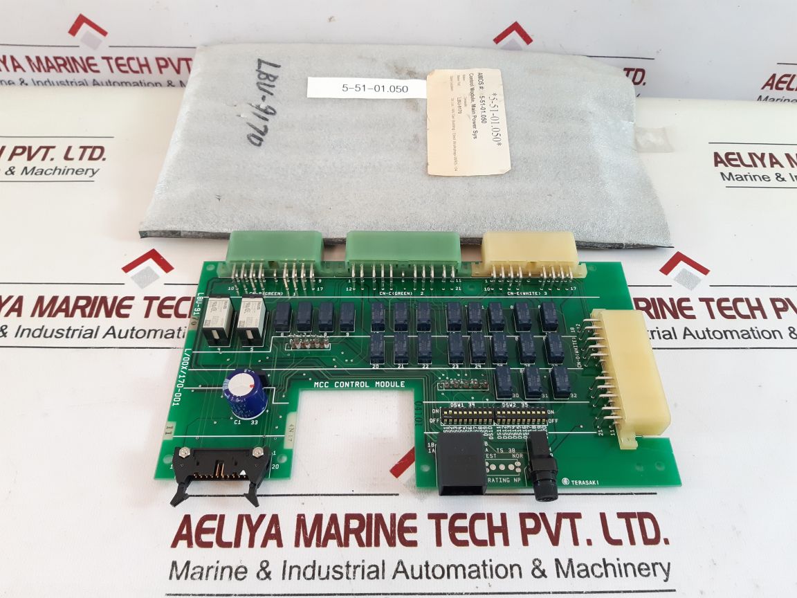 Terasaki Lbu-9170 Mcc Control Module L/00X/170-001 – Aeliya Marine Tech