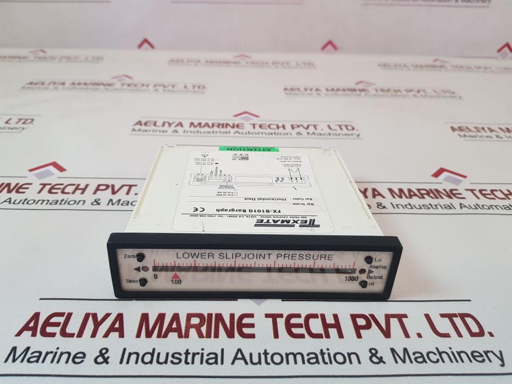Texmate Fx-b101Q Horizontal Red Bargraph Meter – Aeliya Marine Tech