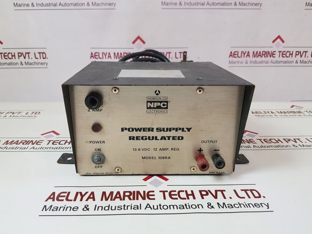 Thomson-csf Npc Electronics 108Ra Power Supply – Aeliya Marine Tech