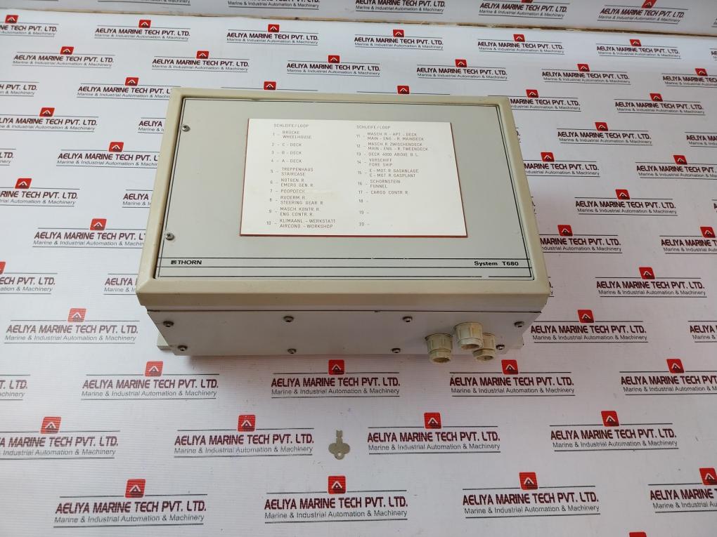 Thorn System T680 Afa-minerva Fire Alarm Panel – Aeliya Marine Tech