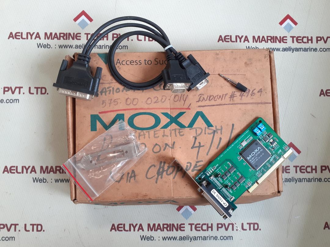 Moxa cp-132 ul 2-port rs-422/485 pci board w/cable – Aeliya Marine Tech