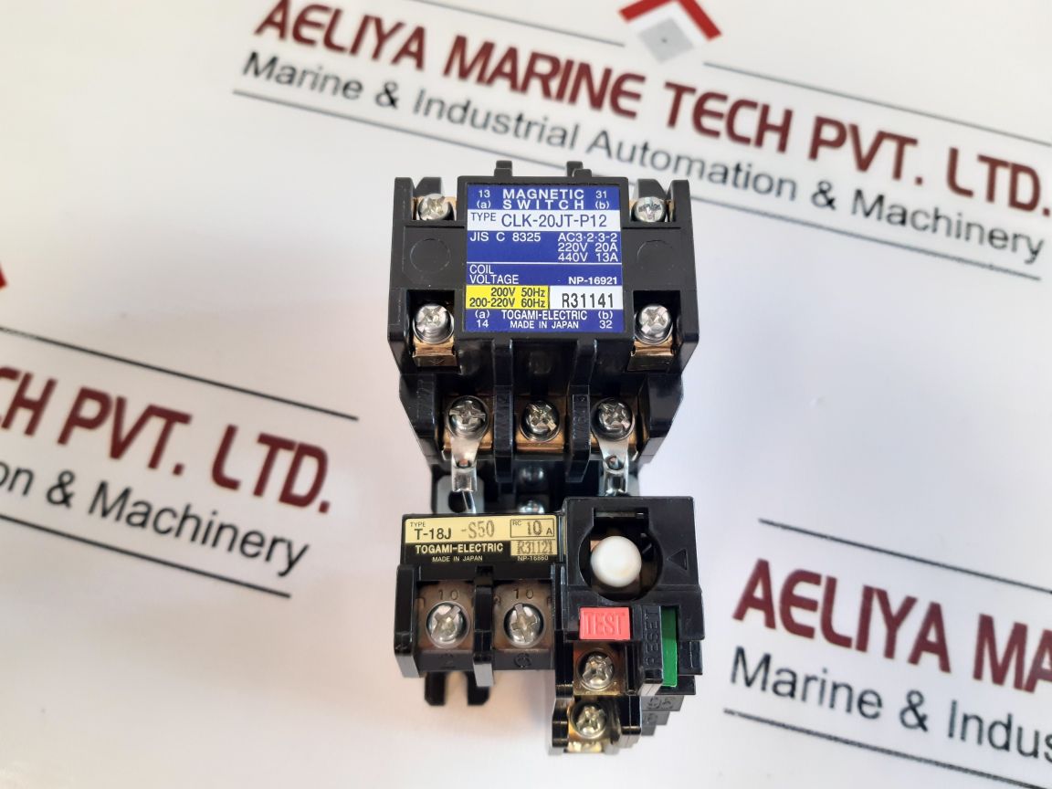 Togami Electric Clk-20Jt-p12 Magnetic Switch – Aeliya Marine Tech