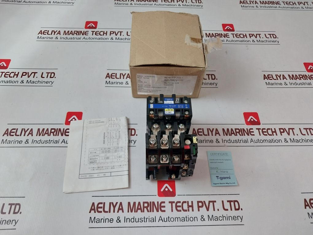 Togami Electric Clk-35Jt-p12 Magnetic Switch 220V 35A 440V 26A – Aeliya ...