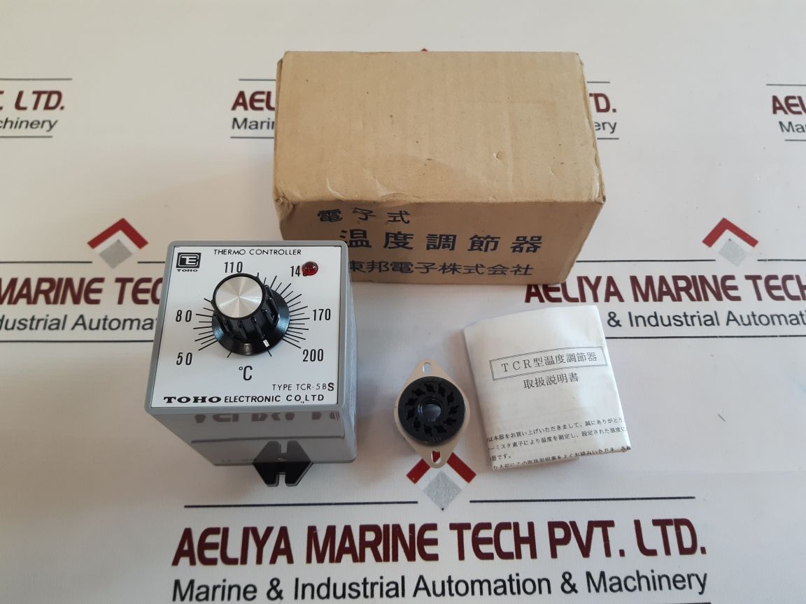 Toho Electronic Tcr-5Bs Thermo Controller 50 To 200°C – Aeliya Marine Tech