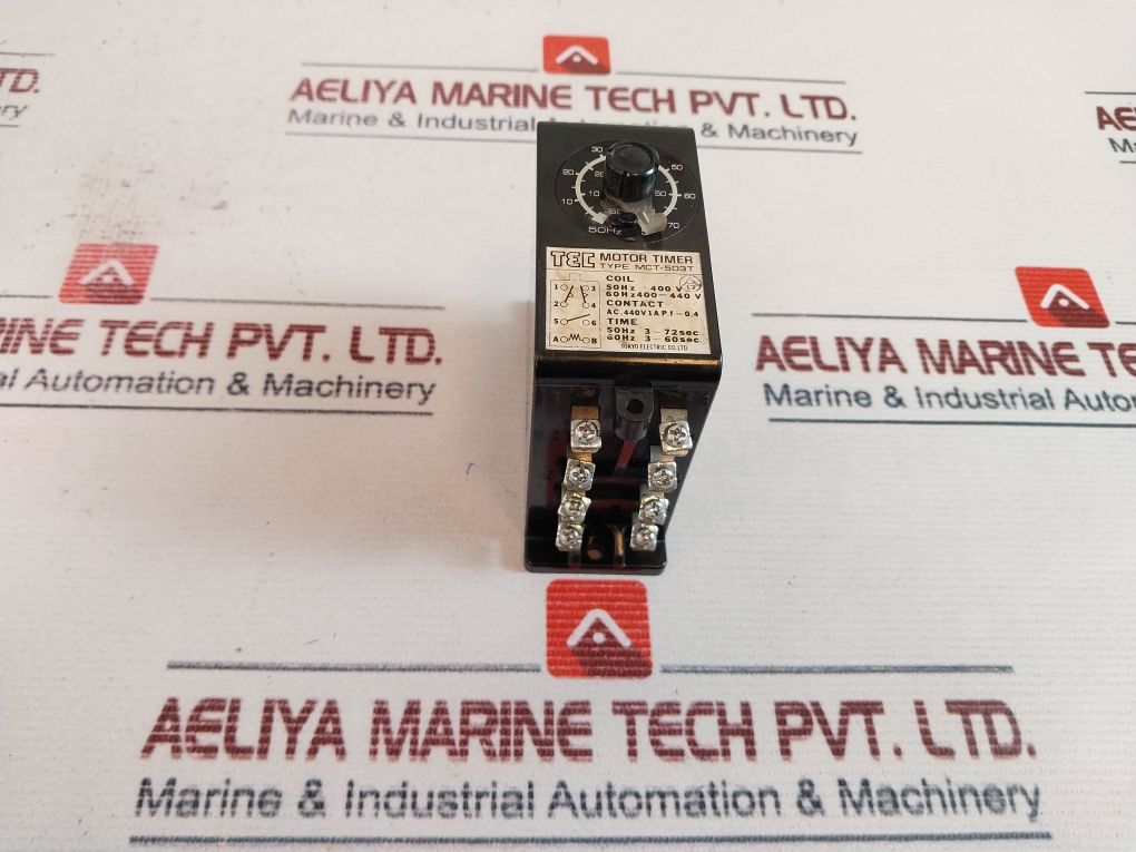 Tokyo Electric Mct-503T Motor Timer 60Hz 400-440V – Aeliya Marine Tech