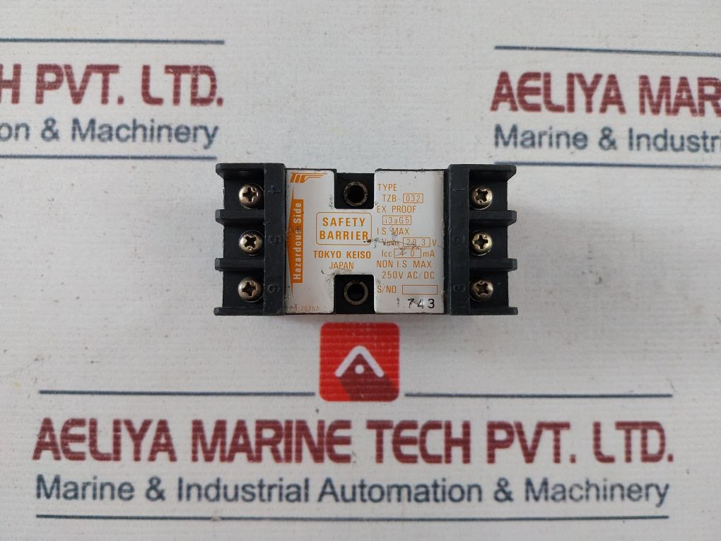 Tokyo Keiso Tzb-032 Safety Barrier 250V Ac/Dc – Aeliya Marine Tech®