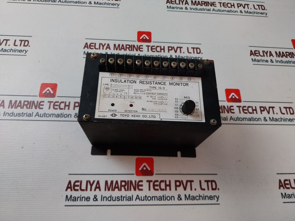 Toyo Keiki Is-3 Insulation Resistance Monitor Ac 200~230V – Aeliya ...