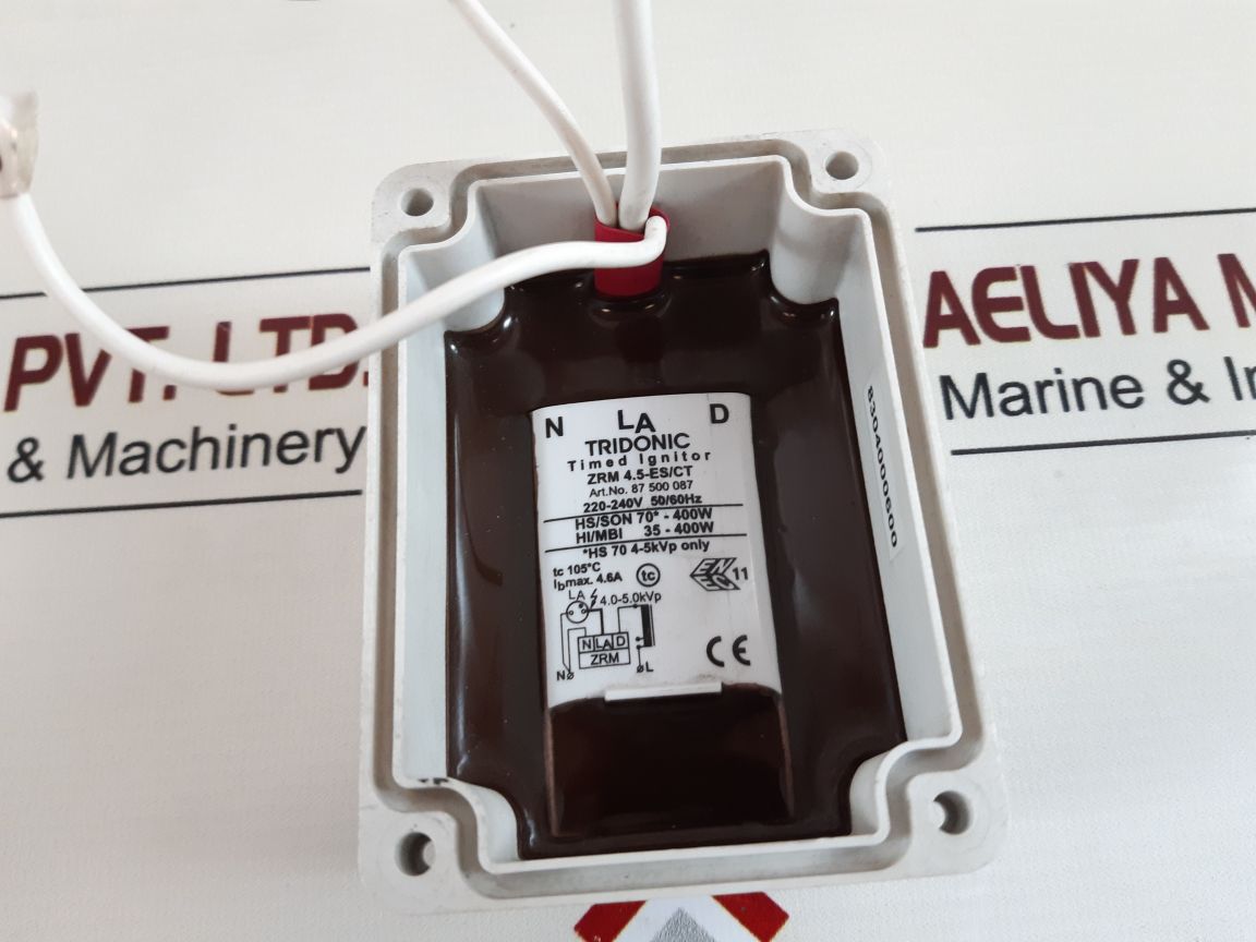 Tridonic Zrm 4.5-es/Ct Ignitor Timed 220-240V 50/60Hz – Aeliya Marine Tech