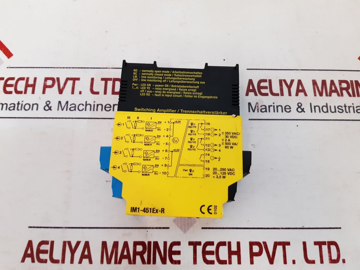 Turck im1-451ex-r switching amplifier – Aeliya Marine Tech