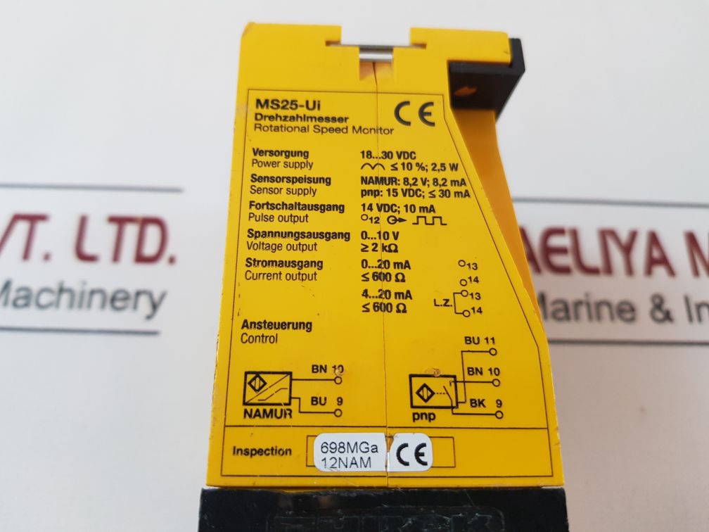 Turck Ms25-ui Rotational Speed Monitor Free Shipping By Express ...