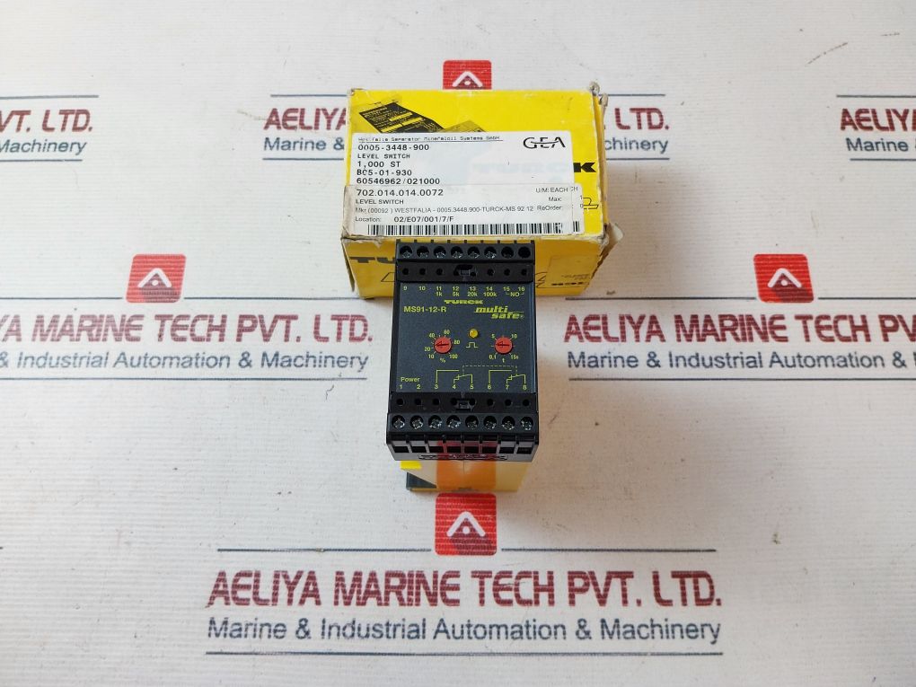 Turck Ms91-12-r Liquid Level Control – Aeliya Marine Tech