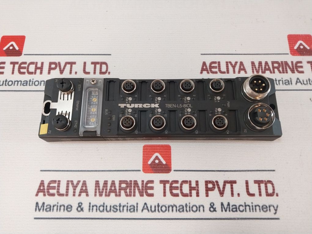 Turck Tben-l5-8Iol Compact Multiprotocol I/O Module For Ethernet ...