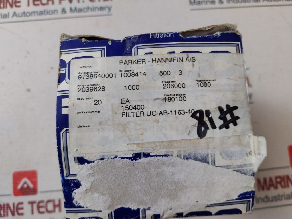 Ucc Ab.1163.40 Filler Breather Filters – Aeliya Marine Tech