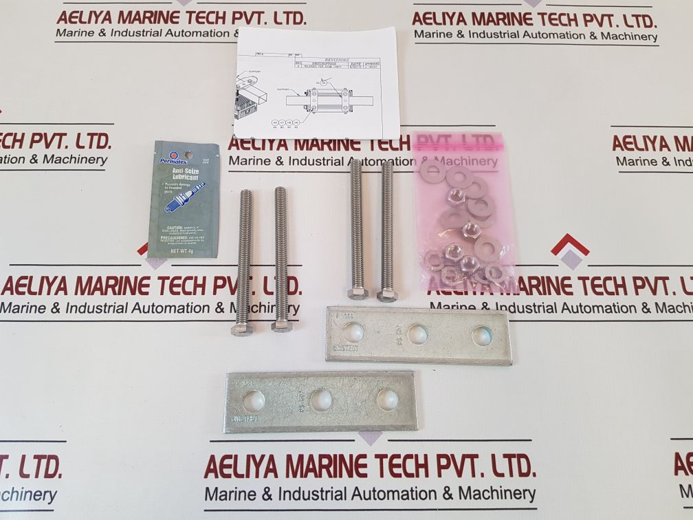 Unistrut P 1066 3 Hole Flat Splice Plate With Anti-seize Lubricant Kit ...