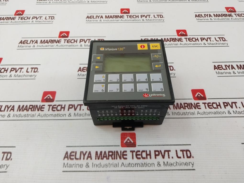 Unitronics V120-22-r34 Programmable Logic Controller Graphic Operator ...