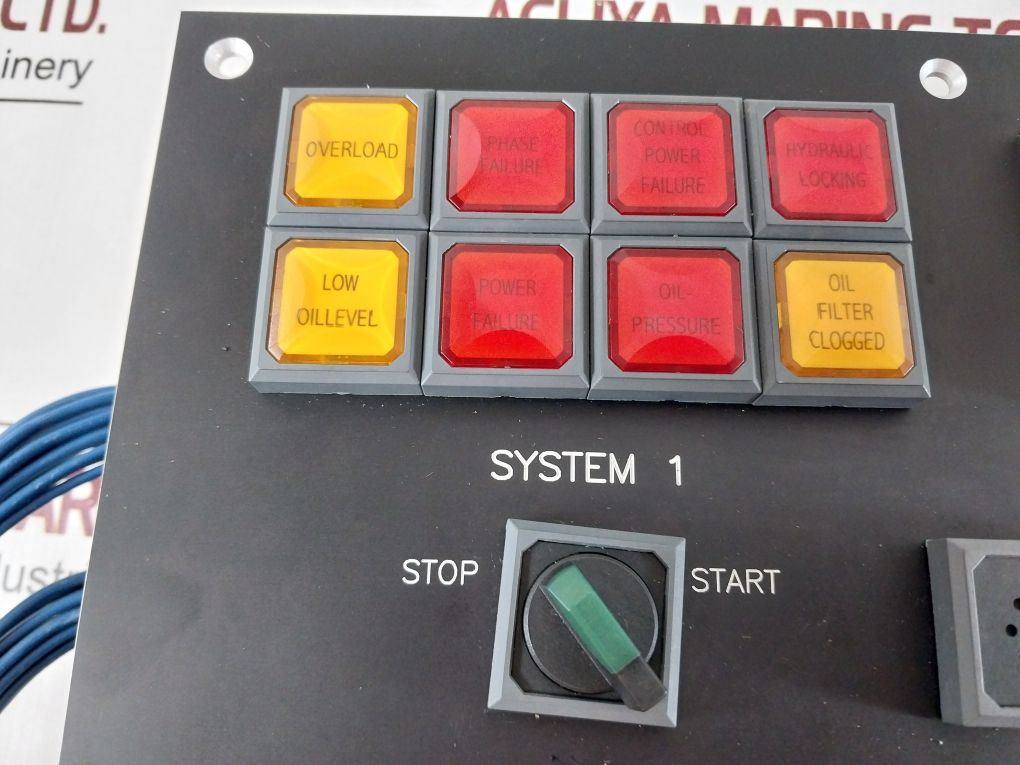Vander Velden Steering Gear Control Panel System – Aeliya Marine Tech