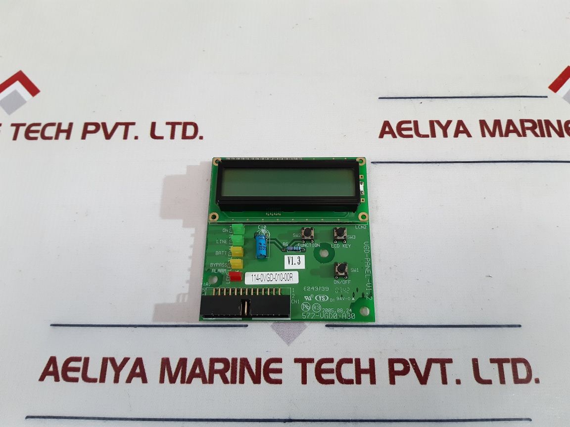 Vgd-panel-v1.2 Display Card 572-vgd0-a30 – Aeliya Marine Tech