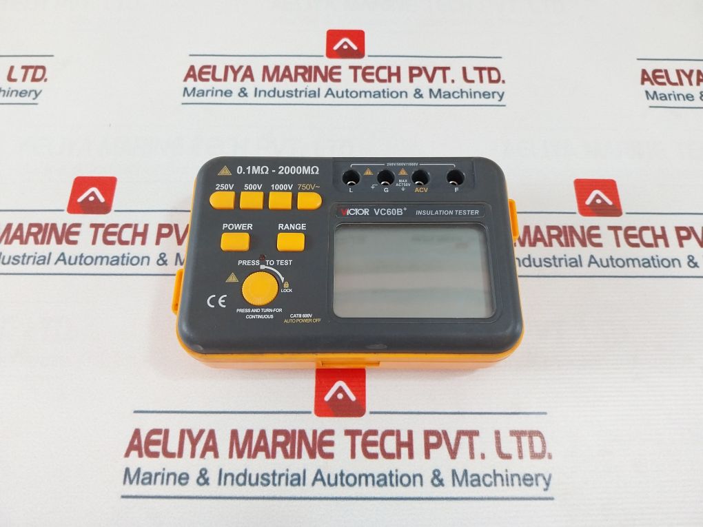 Victor Vc60B+ Digital Insulation Resistance Tester Max Ac750V – Aeliya ...