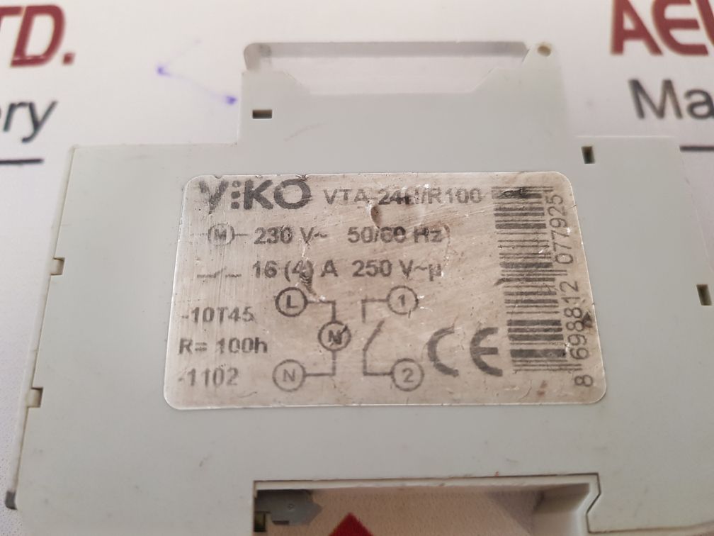Viko Vta-24H/R100 Analog Time Switch – Aeliya Marine Tech