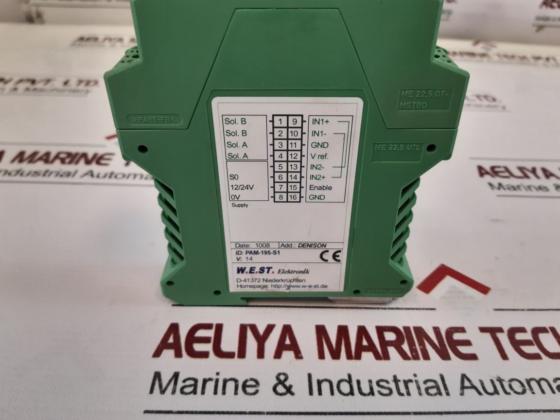 W.E.St. Elektronik Pam-195-s1 Power Amplifier – Aeliya Marine Tech®