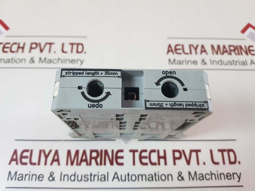 Wago 285 Terminal Block 25-95Mm2 Conductor Continuity Clamp – Aeliya ...