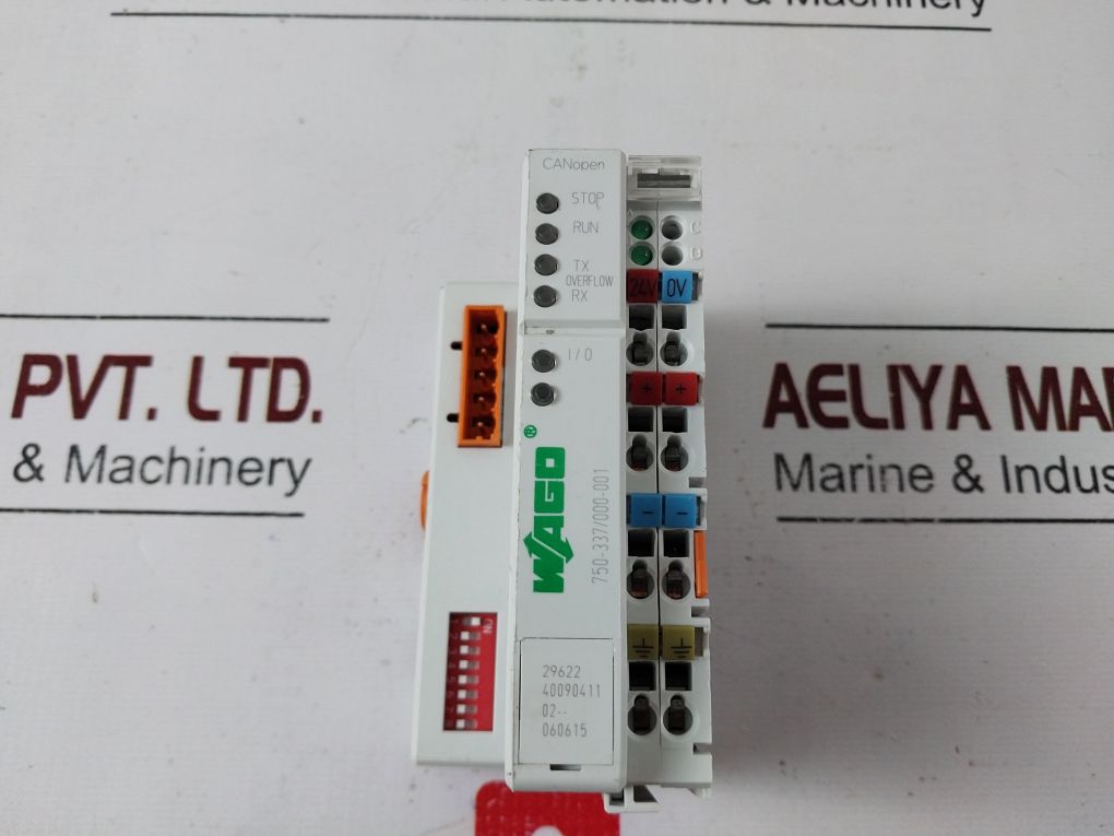 Wago 750-337/000-001 Fieldbus Coupler Module 4009041102--060615 ...