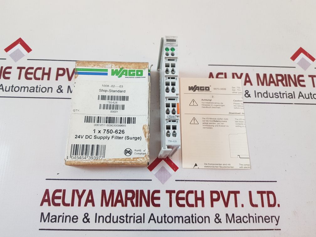 Wago 750-626 24v dc power supply filter – Aeliya Marine Tech