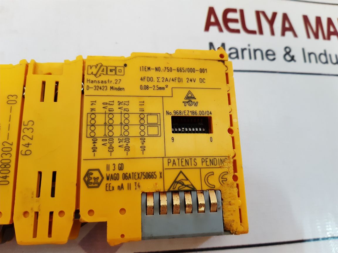 Wago Profisafe 750-665/000-001 Input Output Module – Aeliya Marine Tech