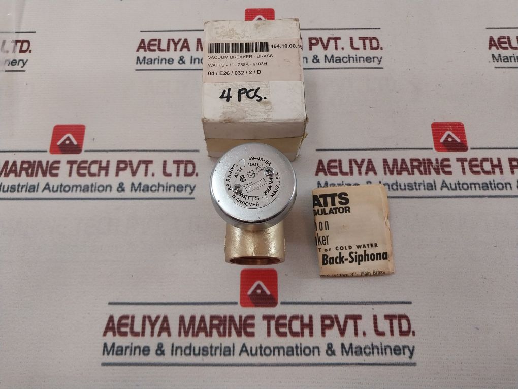 Watts 288A-m4 Anti-siphon Vacuum Breaker – Aeliya Marine Tech®
