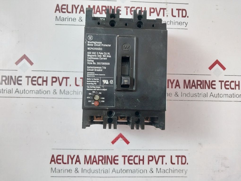 Westinghouse Mcp431550Rc 3-pole Motor Circuit Protector 600Vac – Aeliya ...