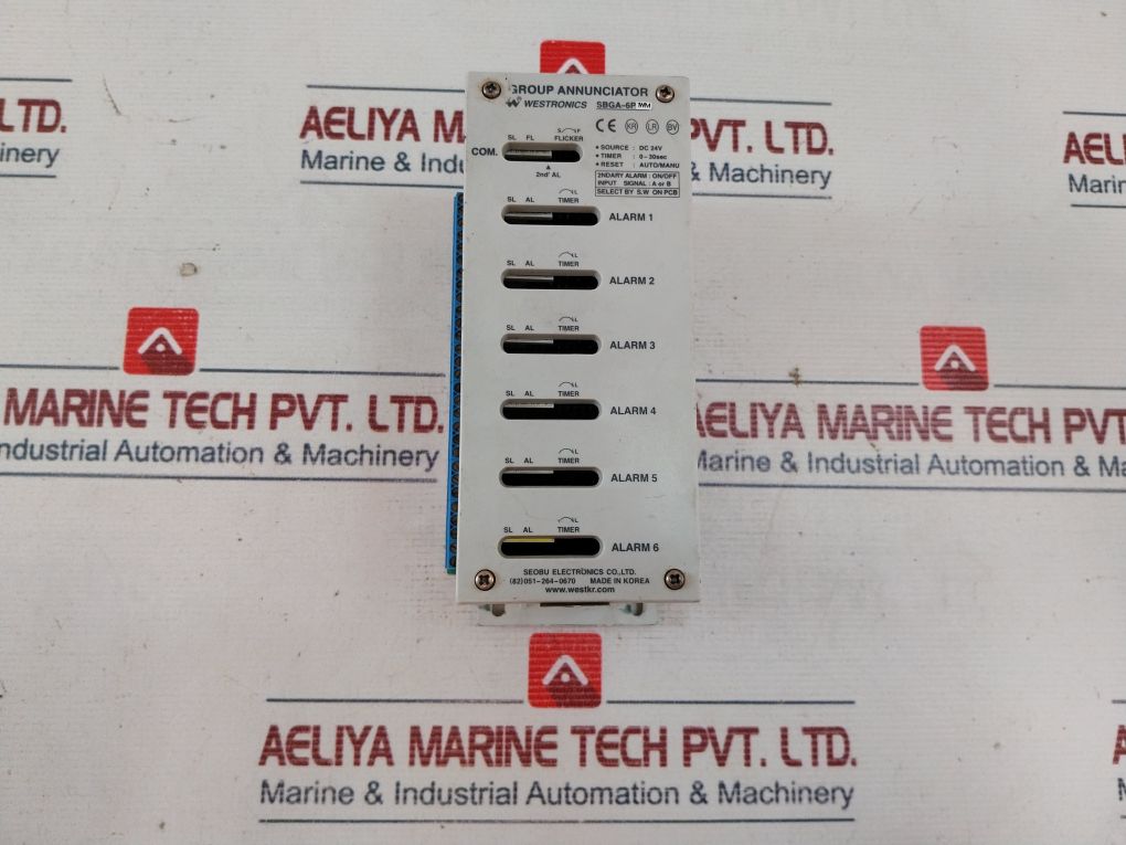 Westronics Sbga-6P1Wm Group Annunciator – Aeliya Marine Tech