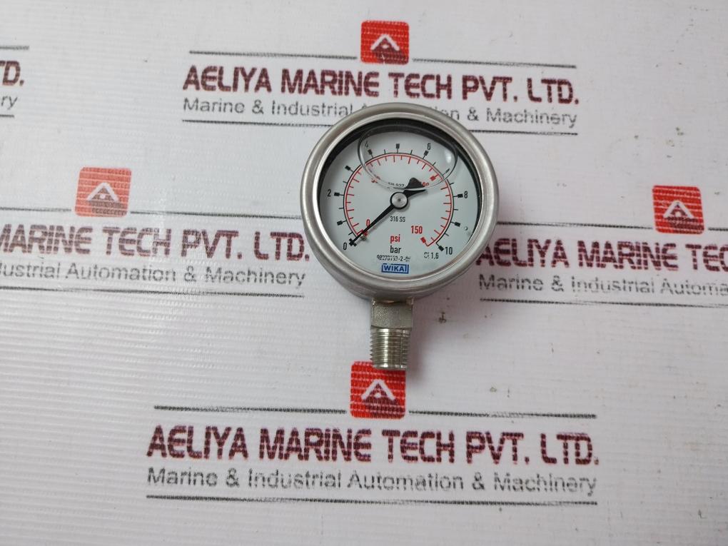 Wika 233.50.063 Pressure Gauge 0-150 Psi – Aeliya Marine Tech