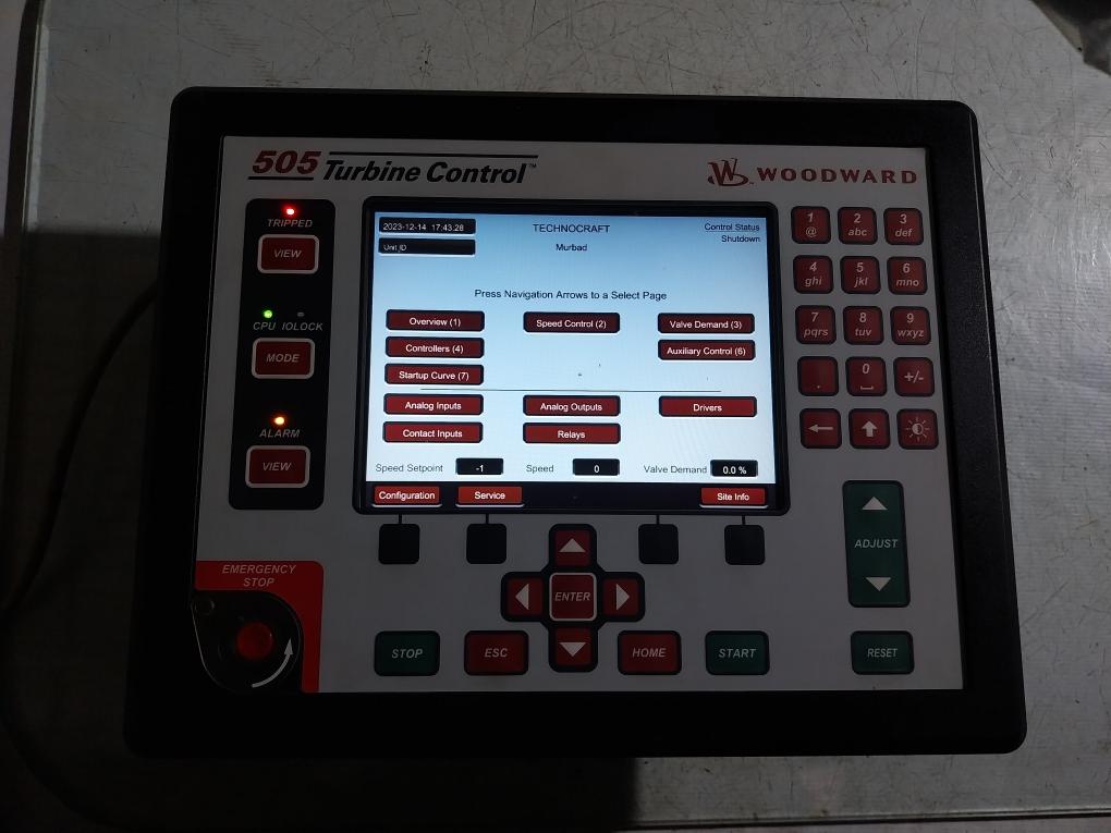 Woodward 505D (Hv-std) Turbine Control 8200-1301 – Aeliya Marine Tech
